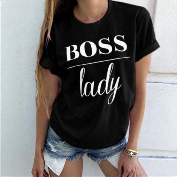 Tops | New Tee Boss Lady | Poshmark